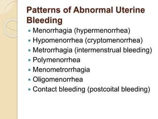 AUB lecture.pptx | Pregnancy | Reproductive Health