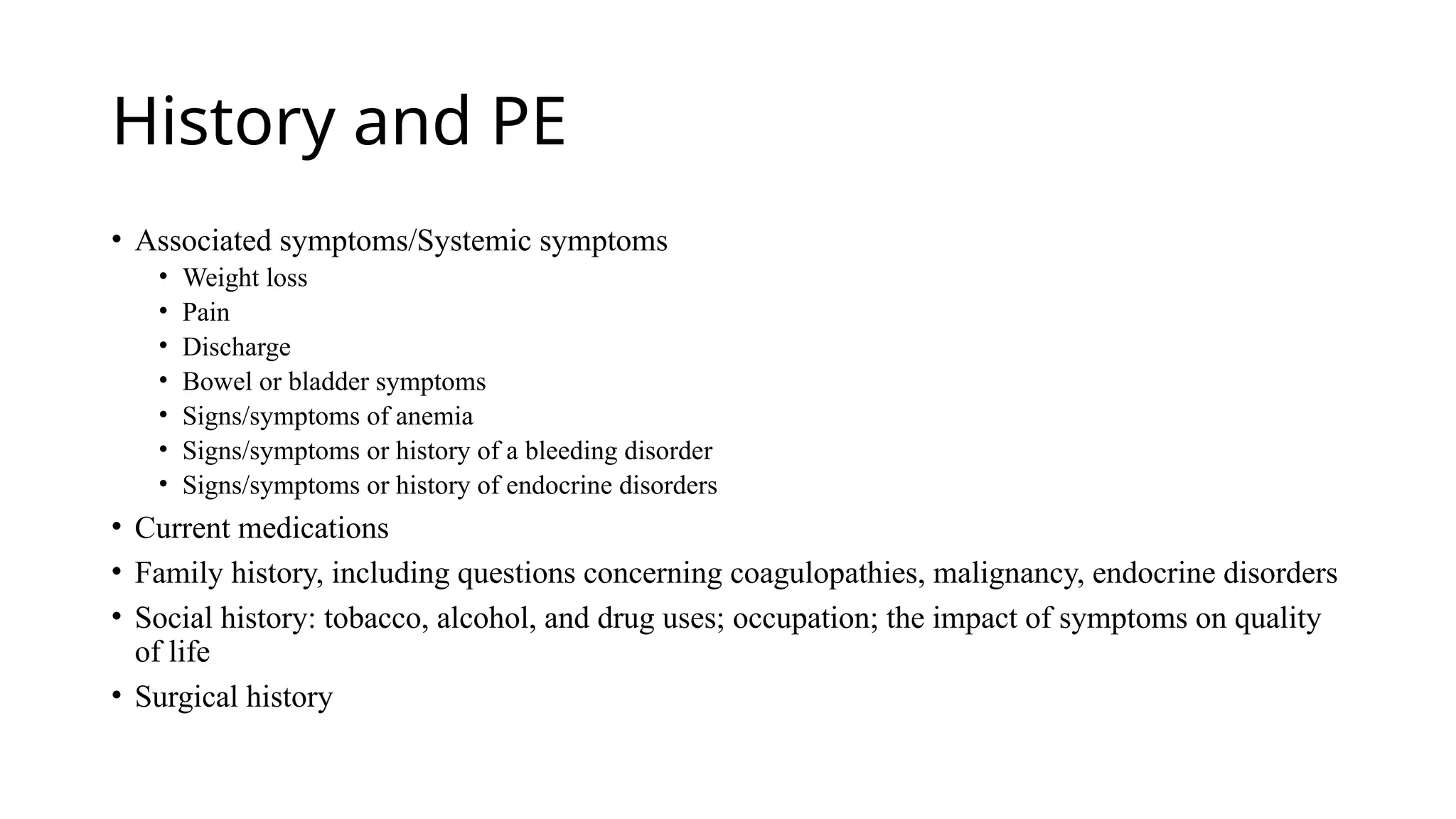 management of abnormal uterine bleeding. | PPTX