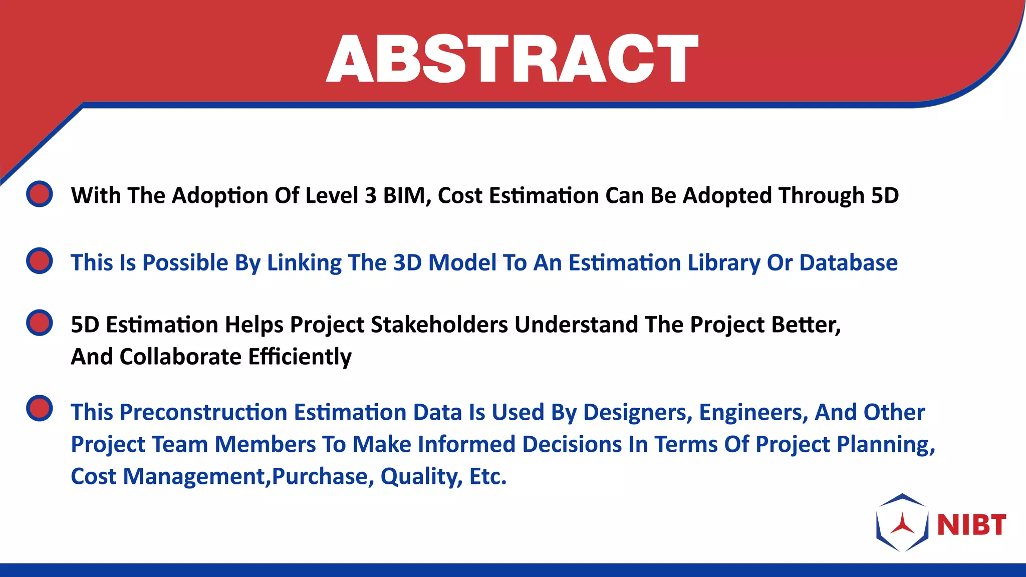 The Benefits Of 5d Bim Cost Estimation Pdf