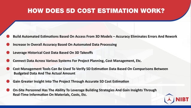 The Benefits of 5D BIM Cost Estimation | PDF