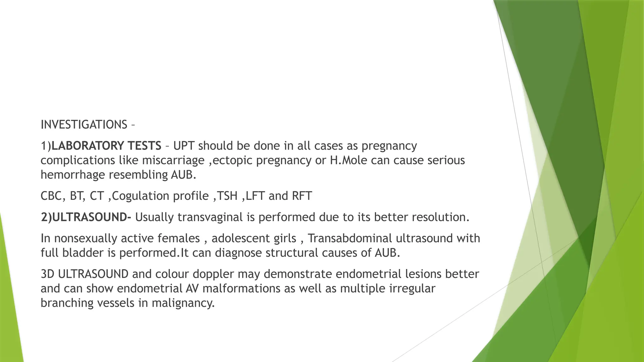 AUB menstrual cycle ppt fir diwgidvysrsvbj | PPTX