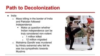 Decolonization: Inda vs. Kenya | PPTX