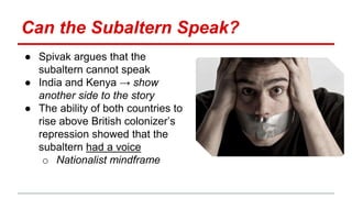 Decolonization: Inda vs. Kenya | PPTX