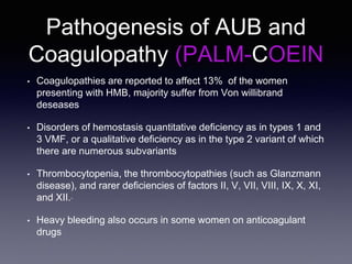 Aub patogenesis | PPT