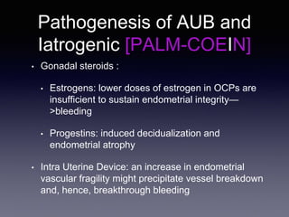 Aub patogenesis | PPT