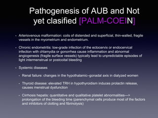 Aub patogenesis | PPT