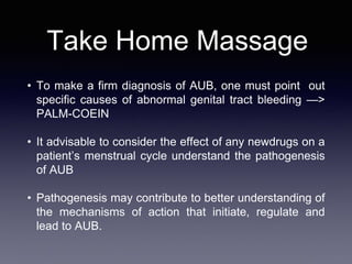 Aub patogenesis | PPT