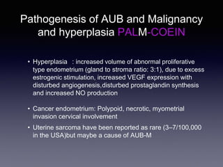 Aub patogenesis | PPT