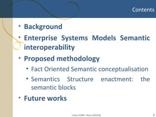 Alexis AUBRY, Mario LEZOCHE. Enterprise Information Systems: a proposition for conceptualisation ...