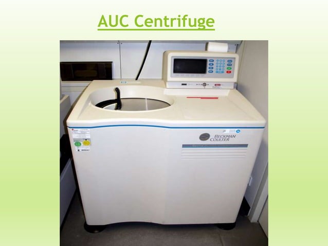Analytical Ultracentrifugation