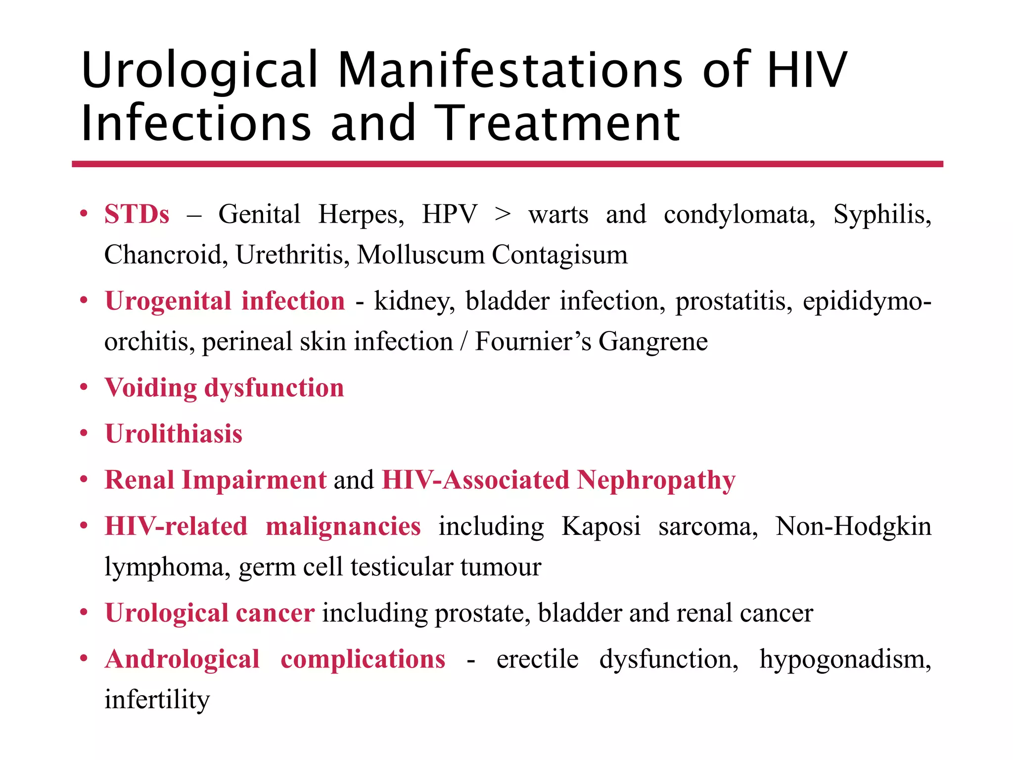 HIV and Tuberculosis of Urinary Tract: What is The Role of Urologists ...