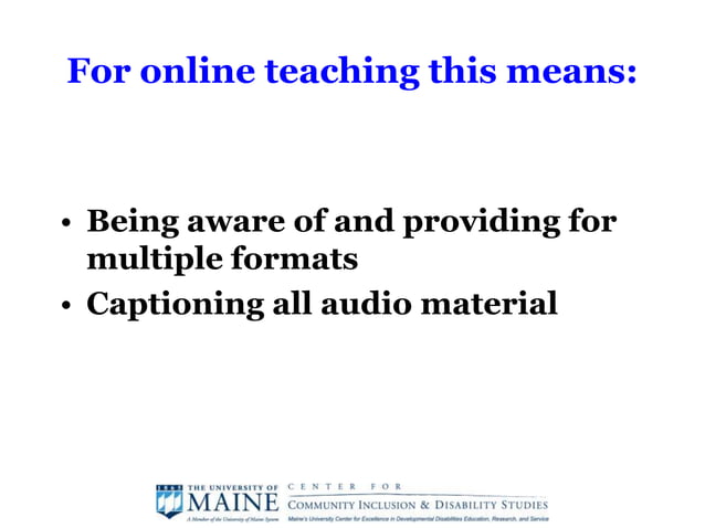 Online Curb Cuts - AUCD Presentation | PPT