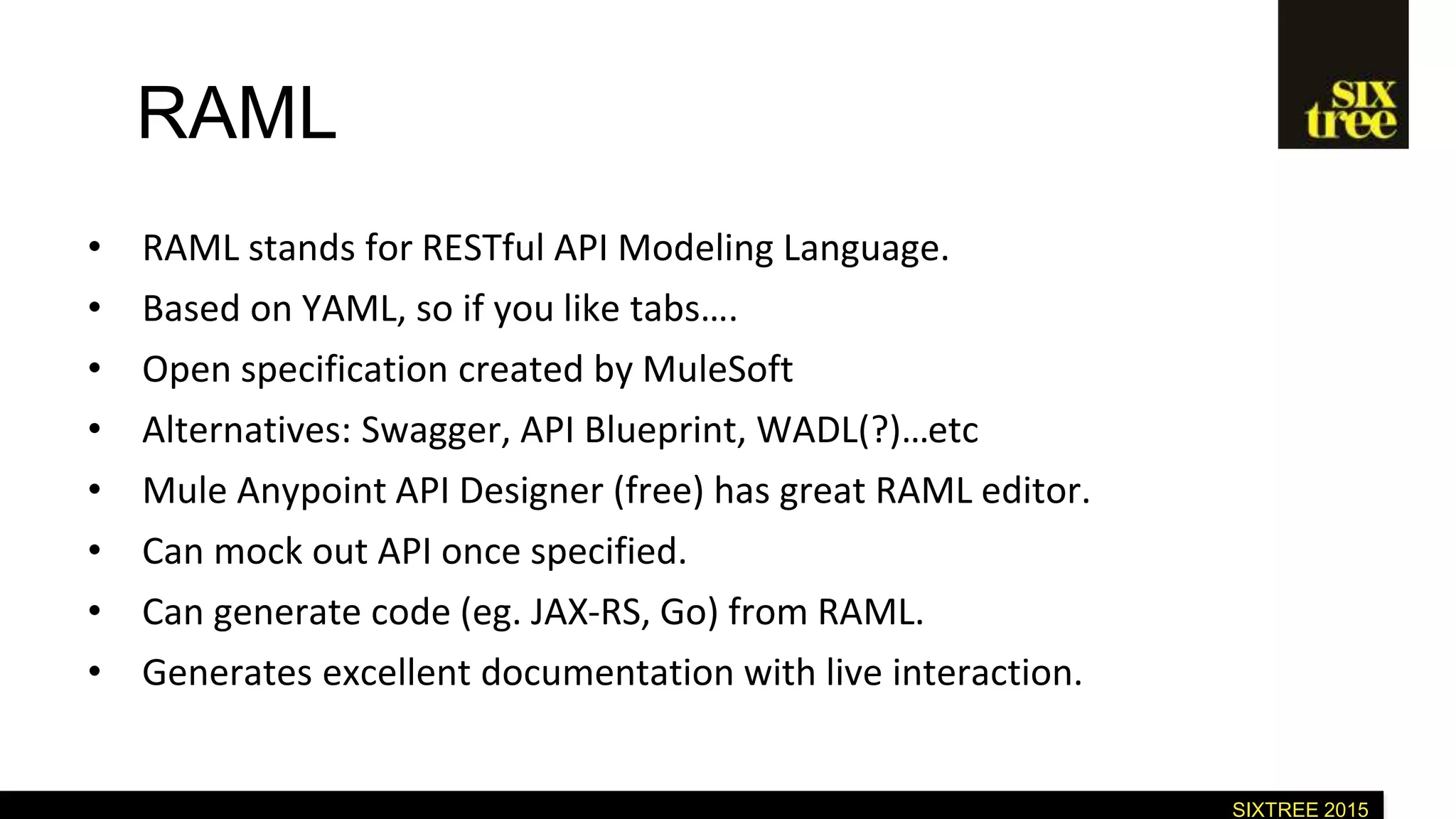 Auckland API & Microservices Meetup 1: API led design | PPT