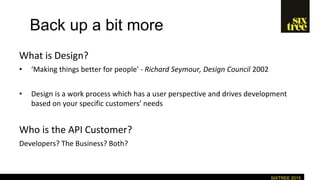 Auckland API & Microservices Meetup 1: API led design | PPTX