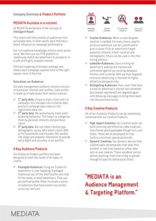 Copywriting and Design for Sales One-Sheeter | PDF