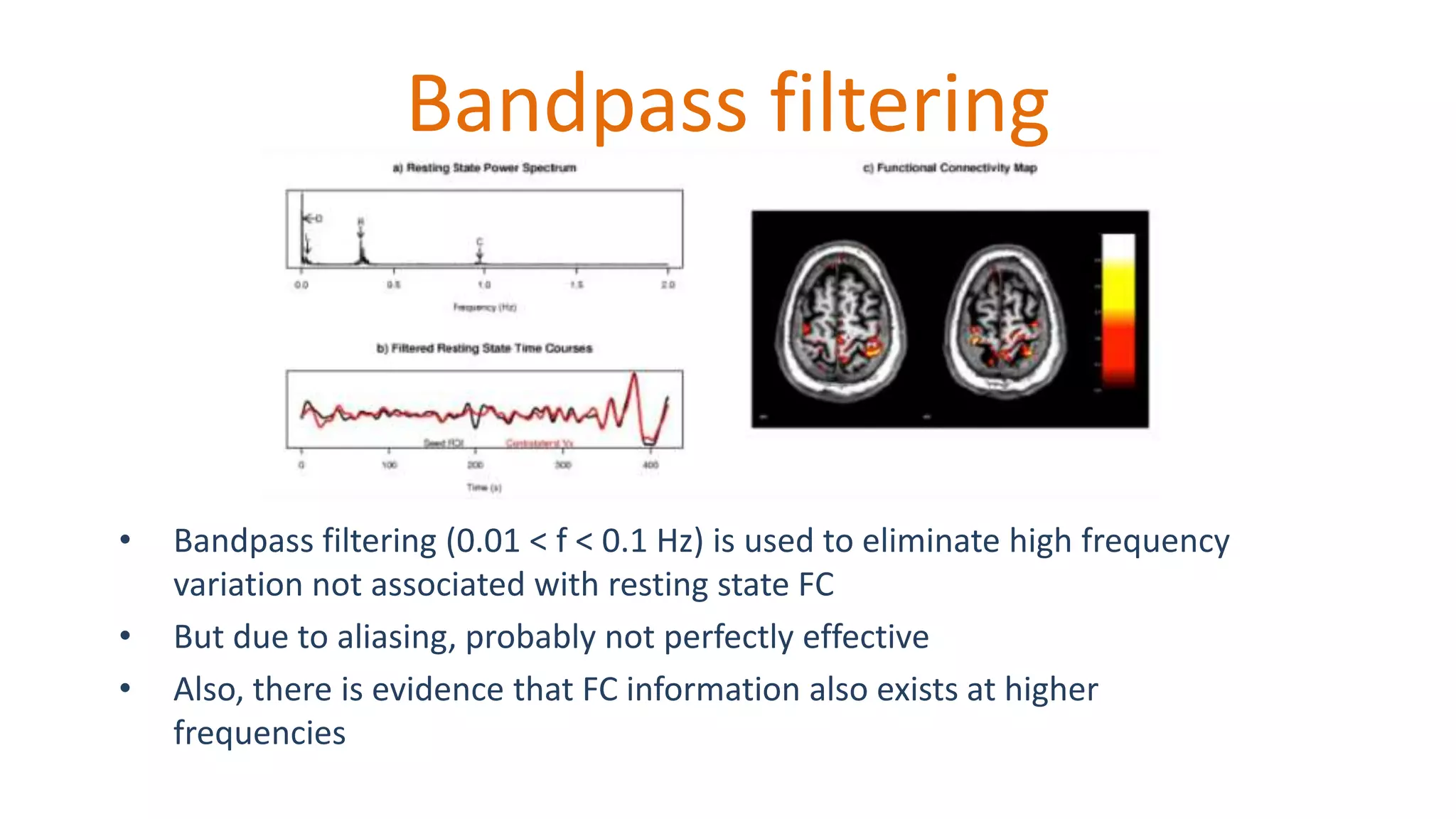 Introduction to resting state fMRI preprocessing and analysis | PPTX
