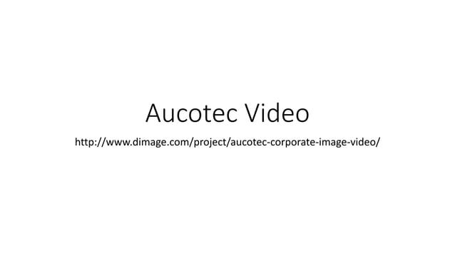 Aucotec video | PPTX