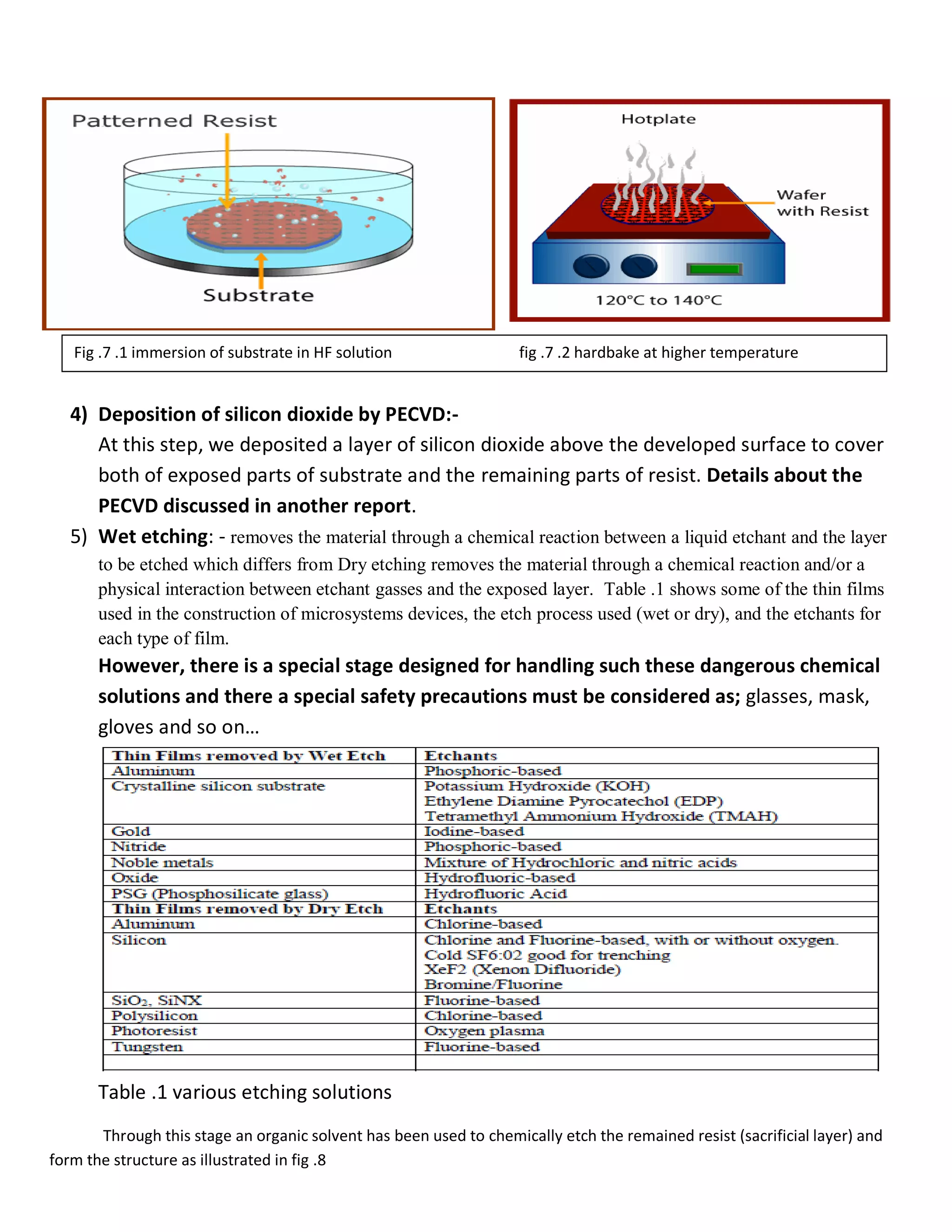 photo lithography for MEMS and developing micro-structures | PDF
