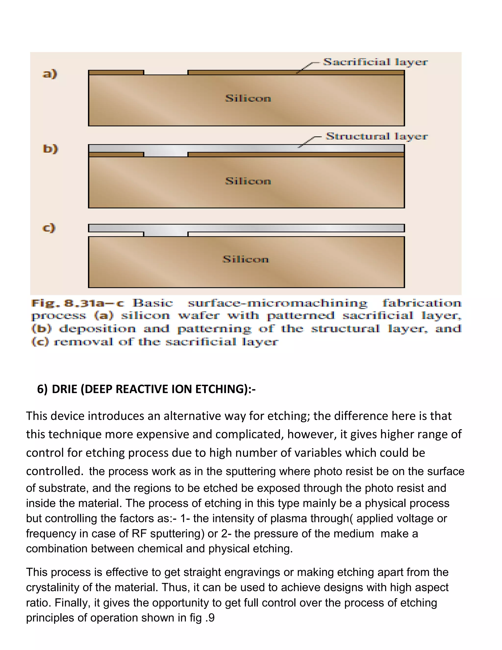 photo lithography for MEMS and developing micro-structures | PDF