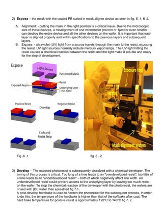 photo lithography for MEMS and developing micro-structures | PDF