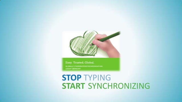 GS1 GDSN: Stop Typing. Start Synchronizing! | PPTX