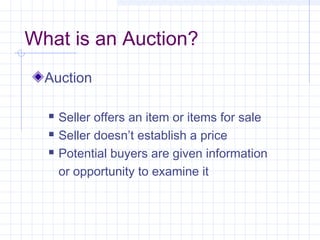 Auction overview | PPT