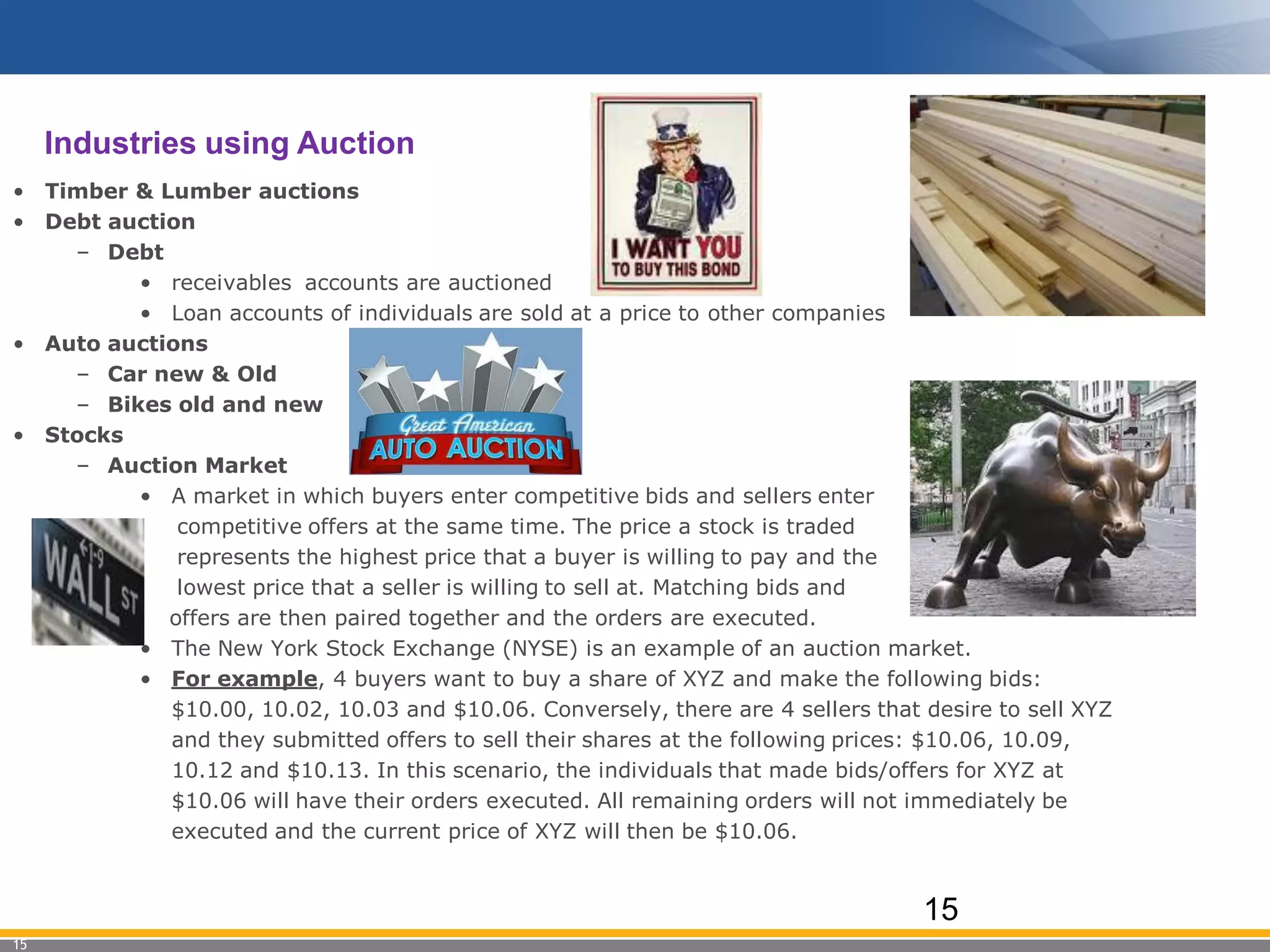 Auction presentation | PDF