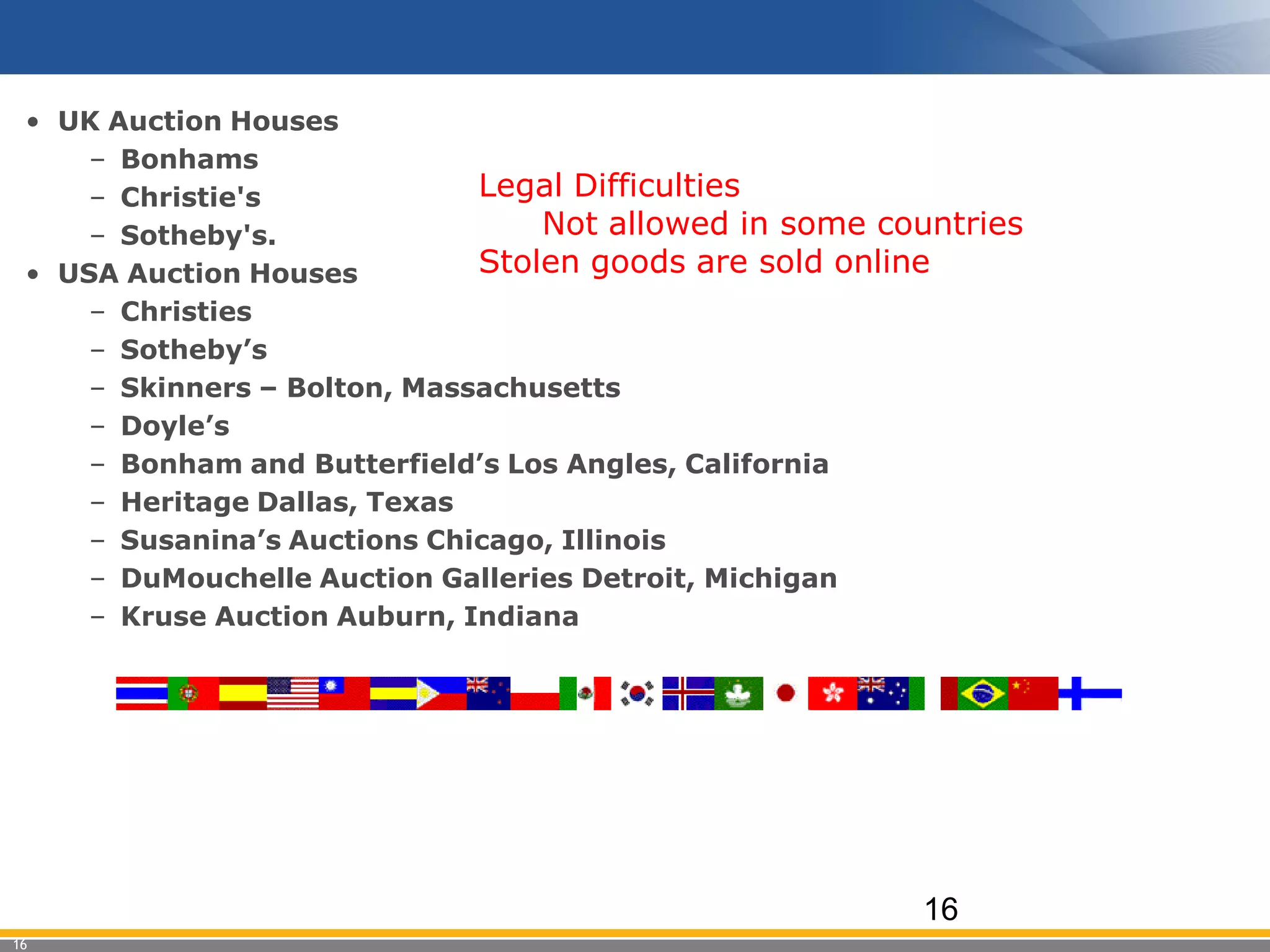 Auction presentation | PDF