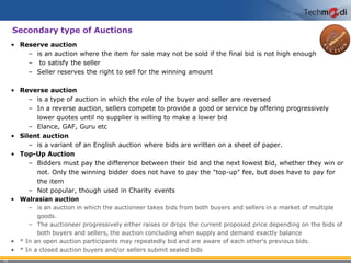 Auction presentation | PDF