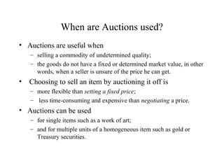 Auctions final | PPT