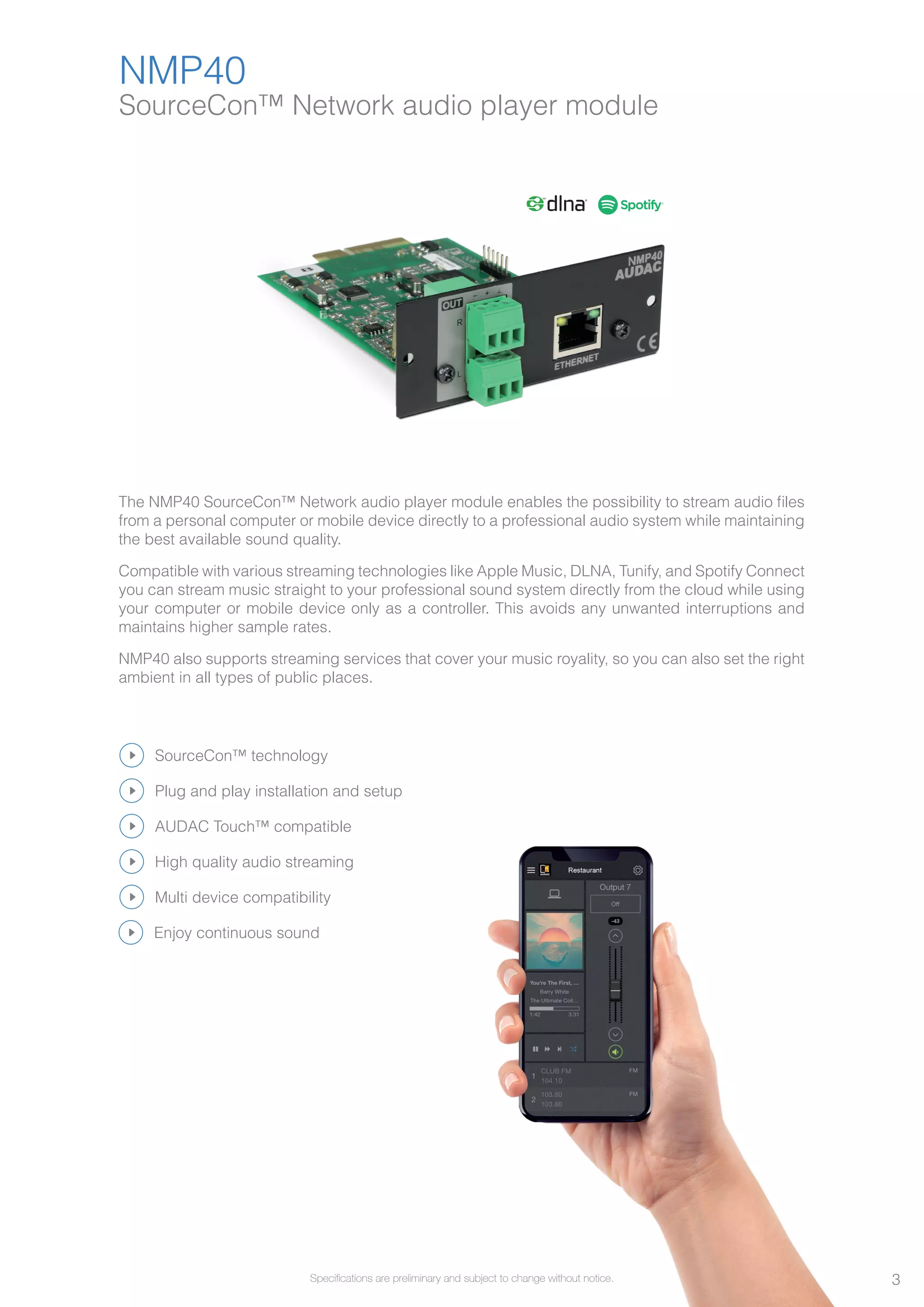 Audac new-products-2019 | PDF | Digital Audio | Computer Software and Applications