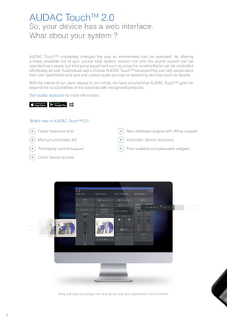 Audac new-products-2019 | PDF | Digital Audio | Computer Software and ...