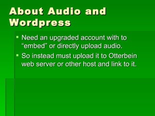 Audacity | PPT | Digital Audio | Computer Software and Applications