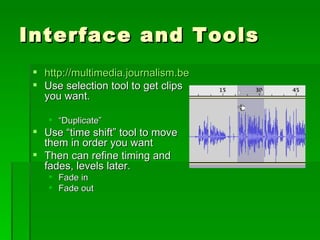 Audacity | PPT | Digital Audio | Computer Software and Applications