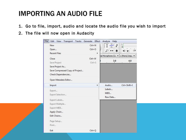 Audacity Tutorial | PPT