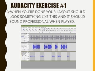 AUDIO EXERCISE #1 - STEPS #5-6 | PPTX