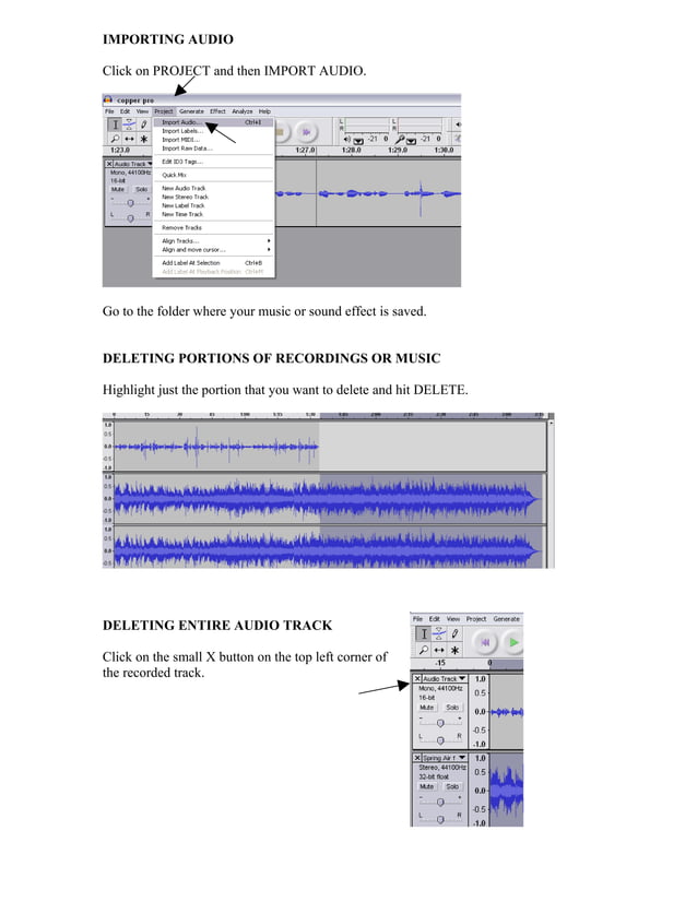 Audacity instructions | DOC