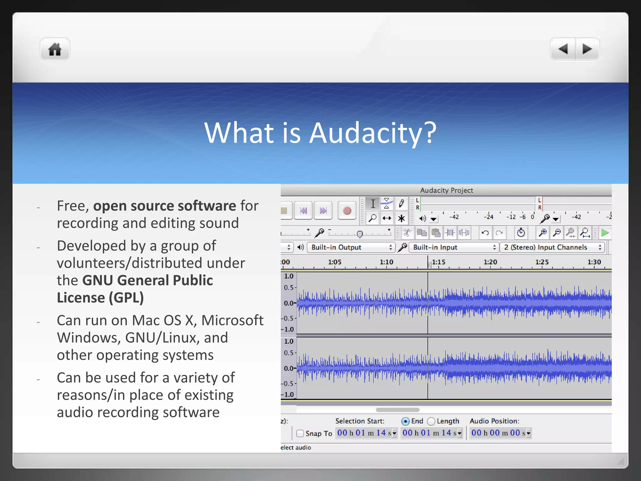 Audacity Presentation | PPTX