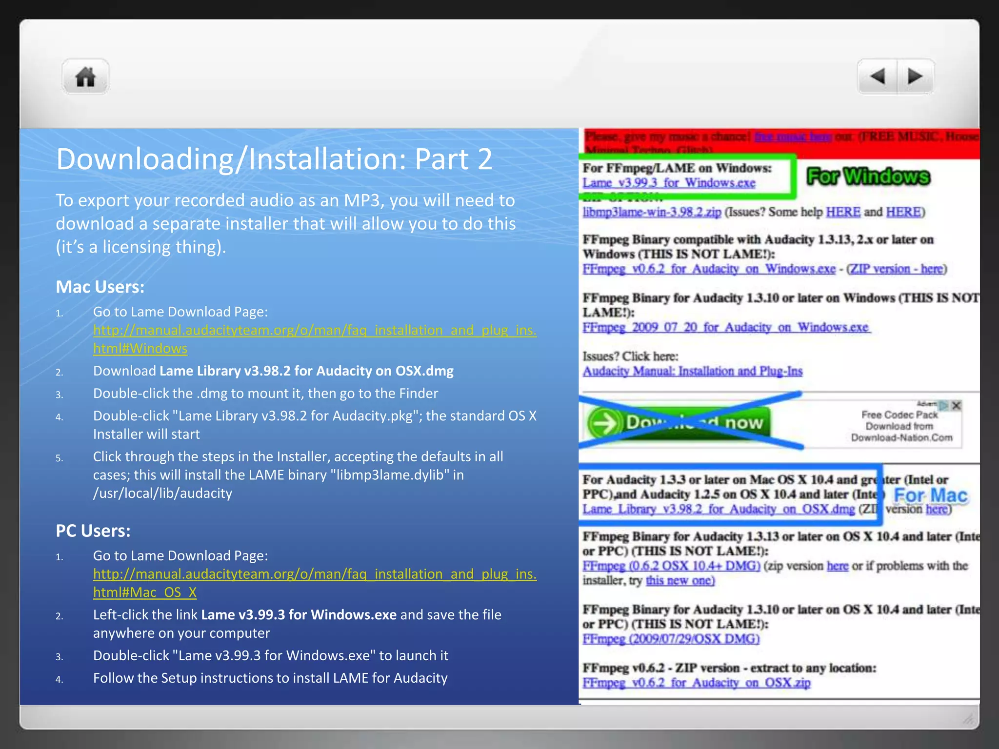 Audacity Presentation | PPTX
