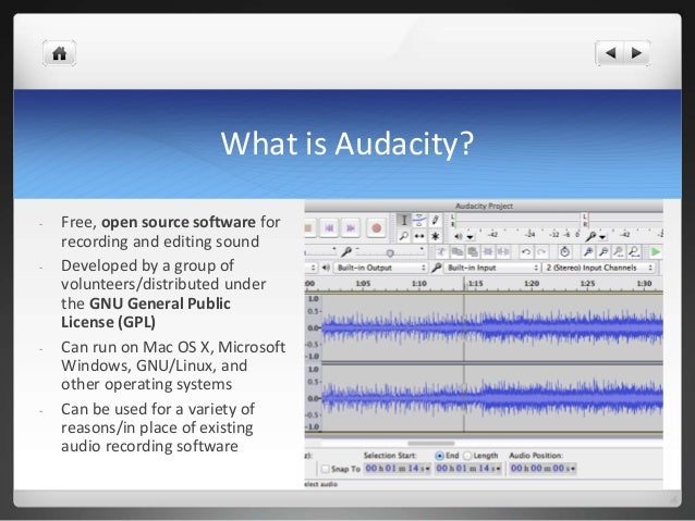 Audacity Presentation