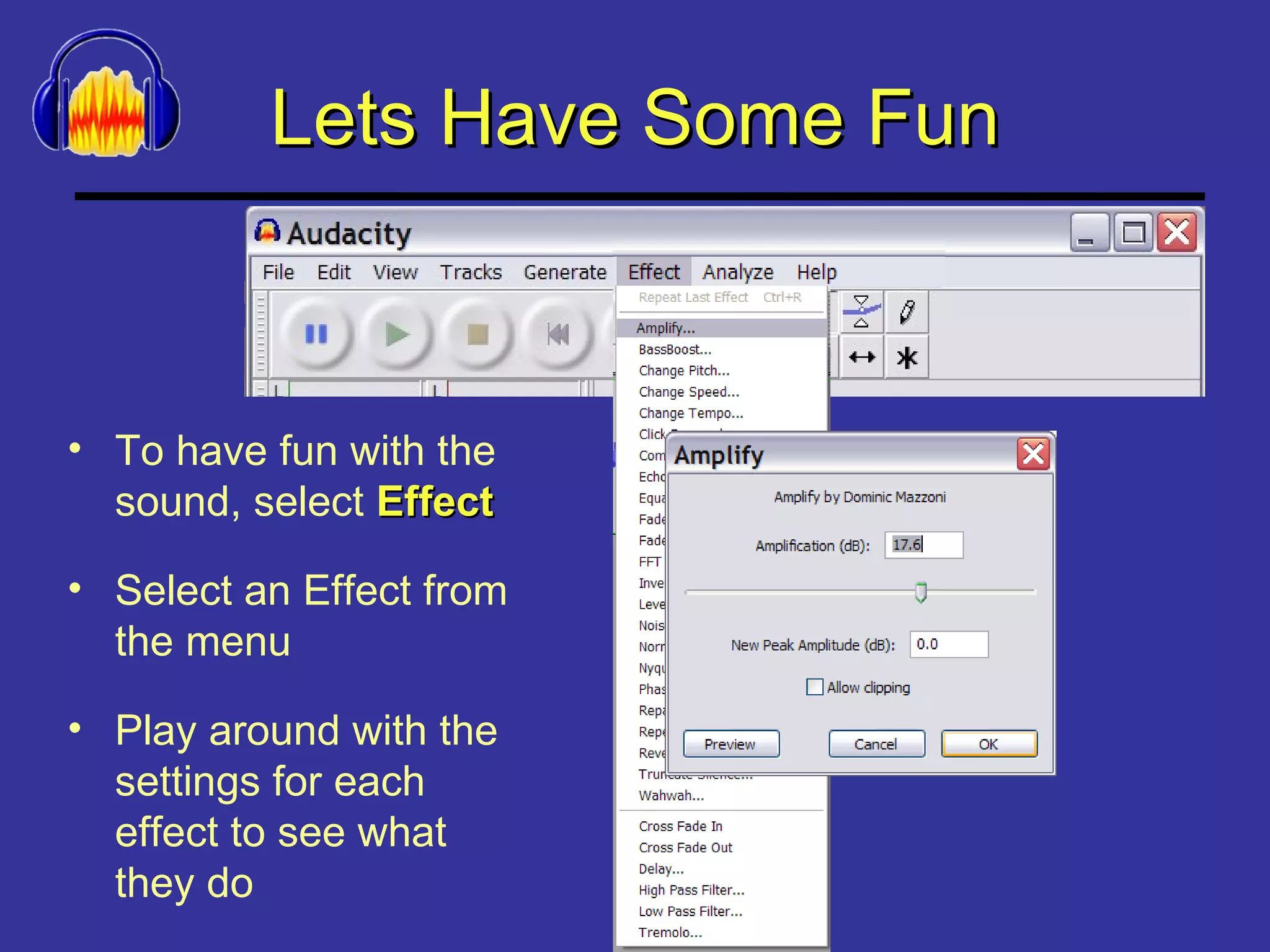 Audacity tutorial powerpoint | PPT