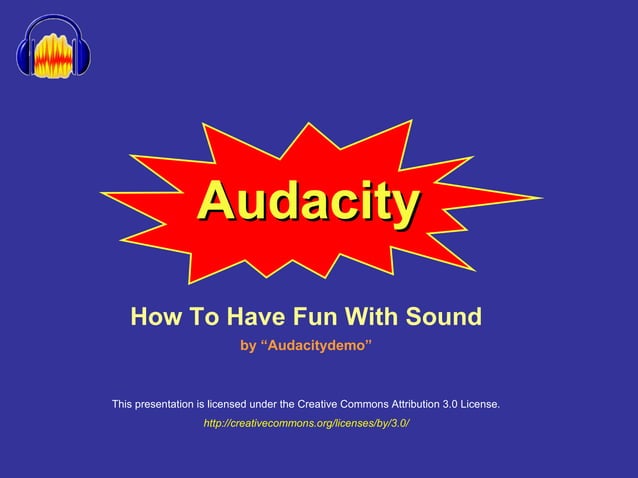 Audacity tutorial powerpoint | PPT