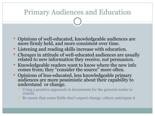 Audience Analysis | PPT