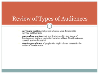 Audience Analysis | PPT