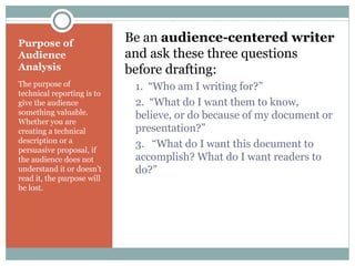 Audience Analysis | PPT