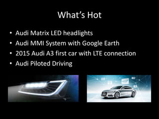 Audi Company Presentation | PPTX
