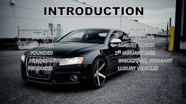 Audi Brand Analysis | PPTX