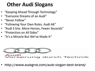 Audi | PPTX