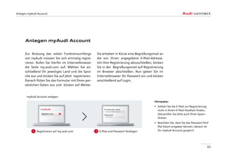 Audi connect guide verbindung mit App. Pdf | PDF
