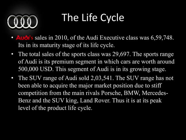 Audi | PPTX | Automotive Industry | Industries